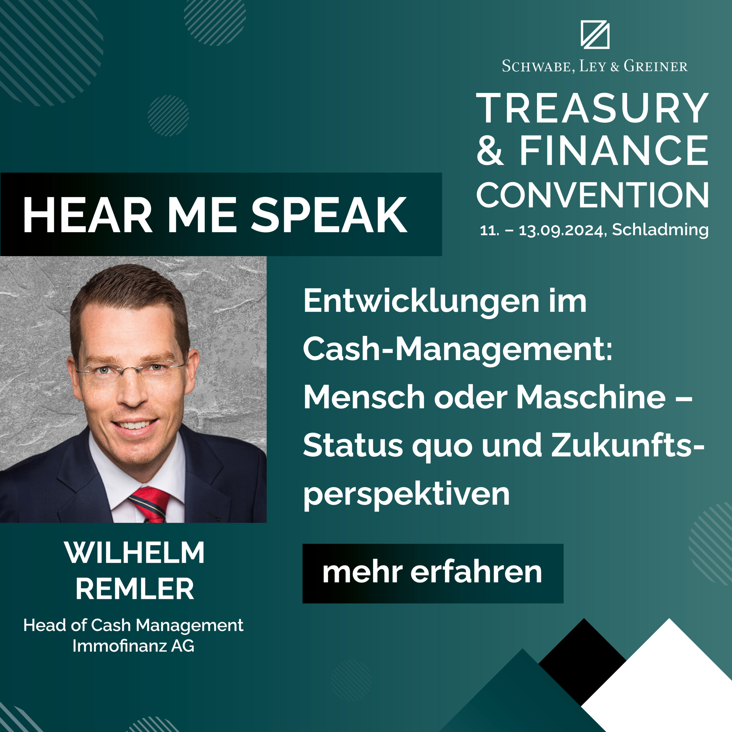 Wilhelm Remler - Treasury & Finance Convention