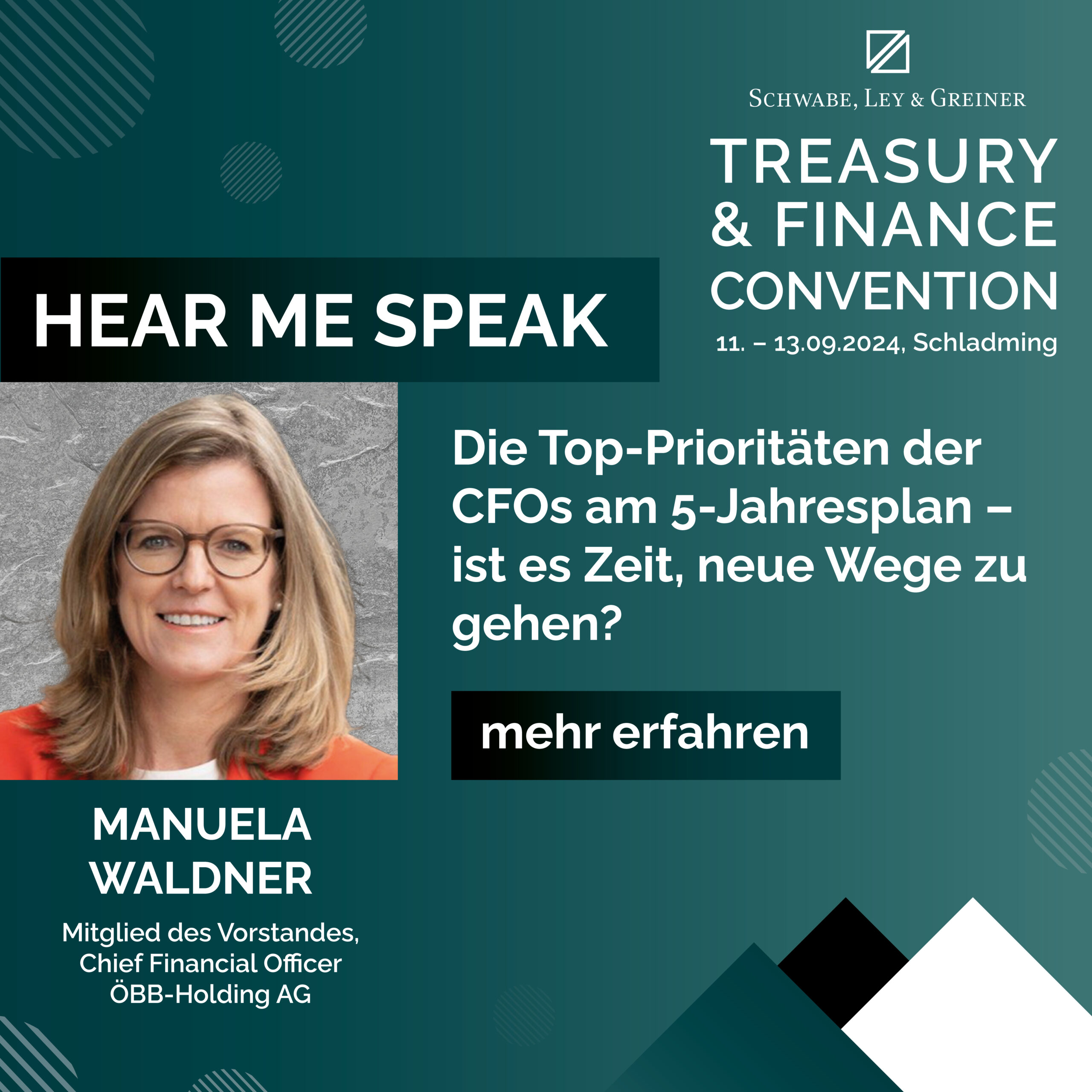 Manuela Waldner - Treasury & Finance Convention