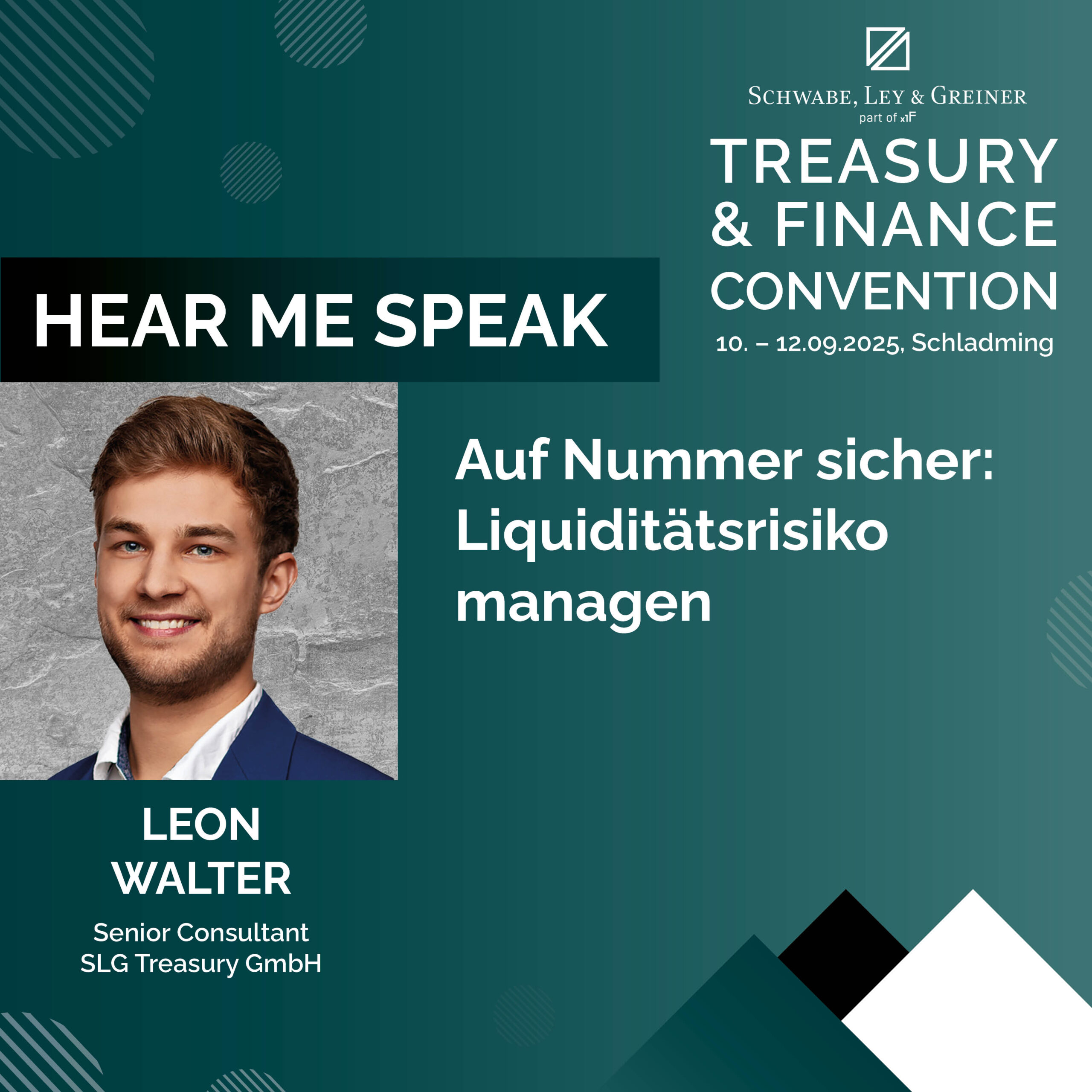 Leon Walter - Treasury & Finance Convention kompakt